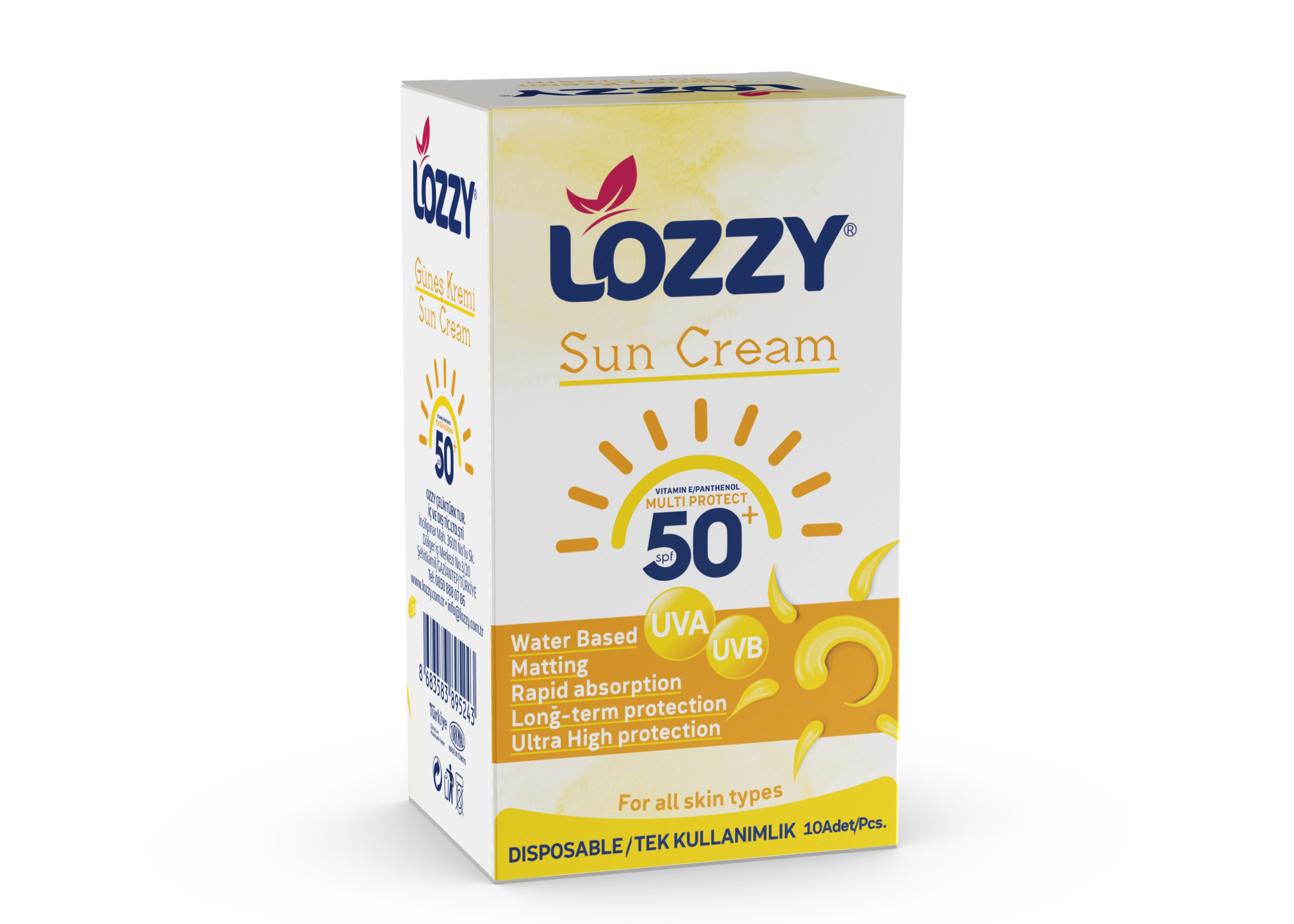 Disposable Sun Cream